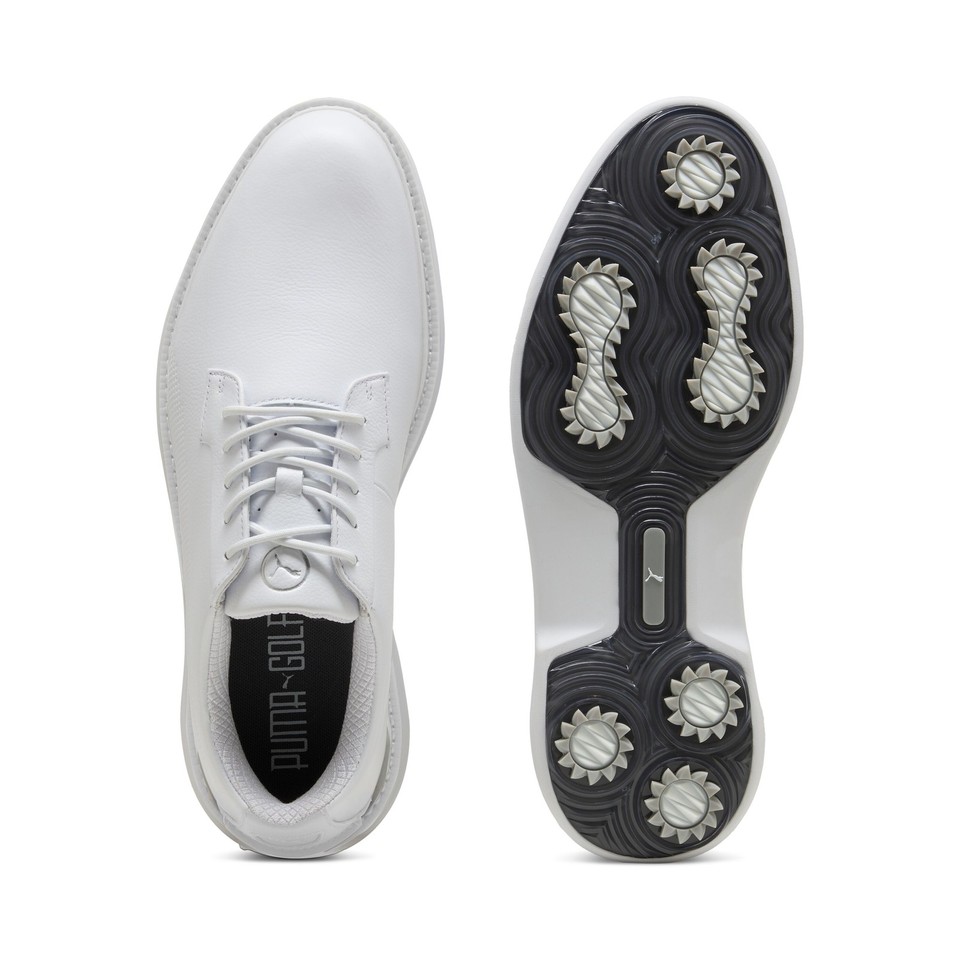 New Puma Golf Royale Shoes Puma White-Slate Sky-Ash Gray 10 Medium ...