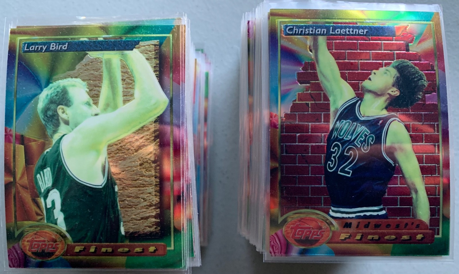 1993/94 Topps Finest Near Set 218-220 Shaq Shaquille O’Neal no 1 Jordan ...