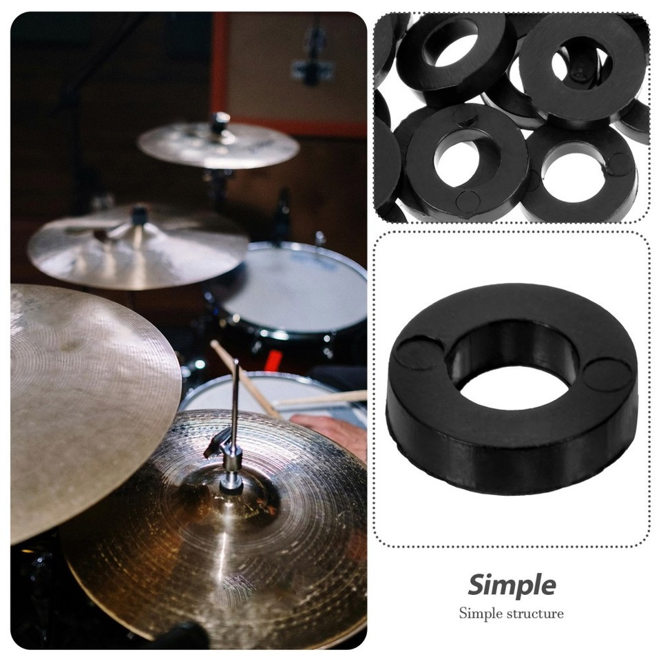 2 Pack Drum Accessories Kit Pad Set Tension Washer Dampening Pads | eBay