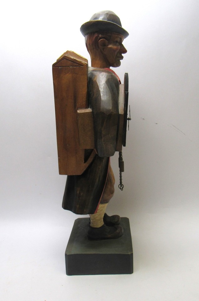 CLOCK PEDDLER WHISTLER AUTOMATON Karl Griesbaum (1872-1941) GERMANY | eBay