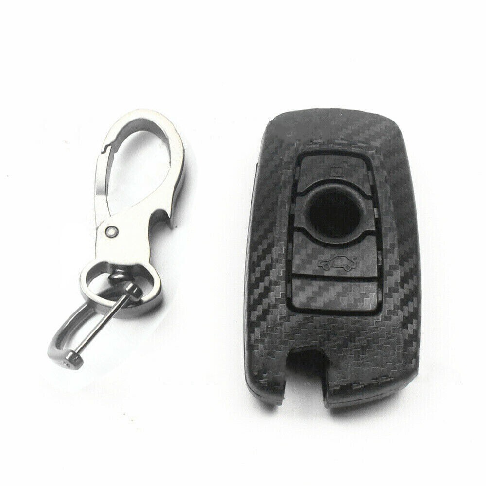 BMW Carbon Fiber Remote Key Fob Case Cover SERIES F20 F22 F30 F31 F32 ...