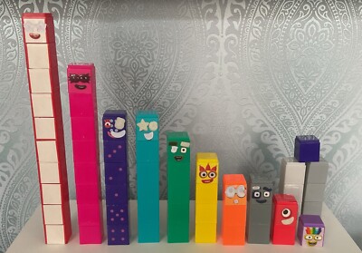 CBEEBIES NUMBERBLOCKS MAGAZINE PLASTIC MATHS CUBES BLOCKS TAKE A L@@K ...