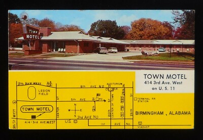 1960s Town Motel Charles D. Mitchell & Son 414 3rd Ave. Old Cars ...