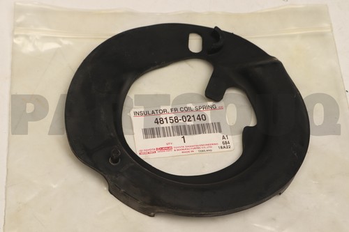 4815802140 Genuine Toyota INSULATOR, FRONT COIL SPRING, LOWER, RH/LH ...