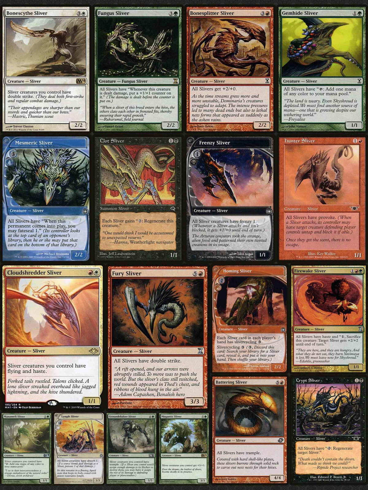 SLIVERS Commander EDH Deck *The First Sliver* - Custom Magic Pre-Built ...