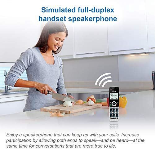 VTech VS113-4 Extended Range 4 Handset Cordless Phone for Home with ...