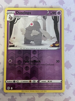 Pokémon TCG Dusclops Brilliant Stars 061/172 Reverse Holo Uncommon | eBay
