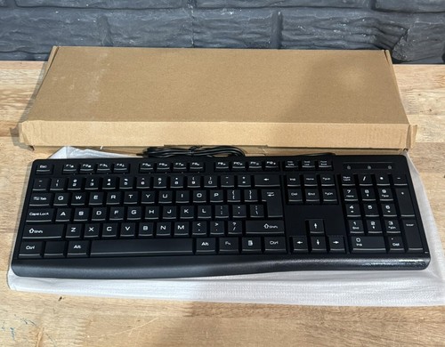 Basic Computer PC Wired Keyboard 803S Mechanical Ergonomic New | eBay