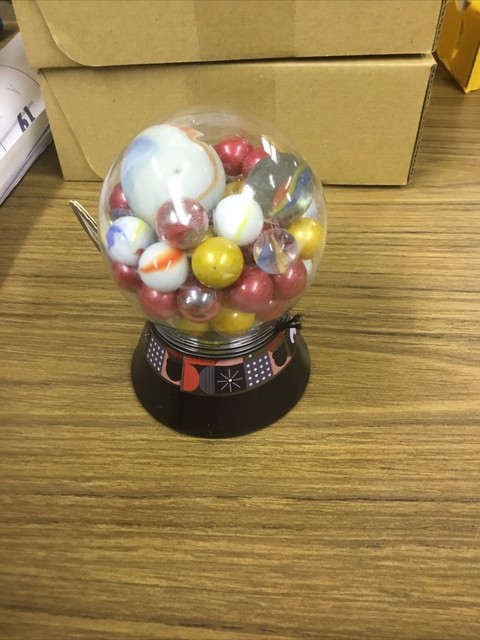 FAO Schwarz Glass Marbles Lot in Snow Globe 1 Jumbo 3 Mediums 1862 ...