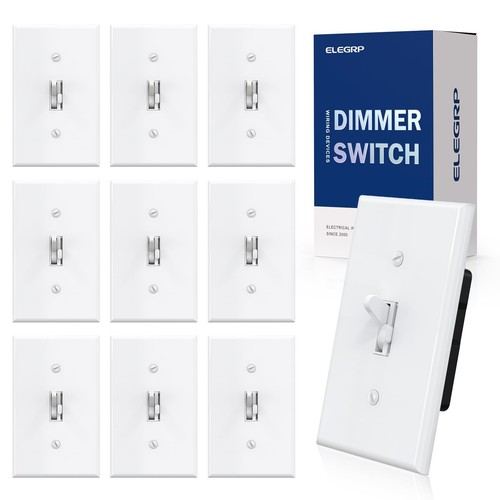 Digital Toggle Dimmer Switch for Dimmable LED, CFL and Incandescent ...