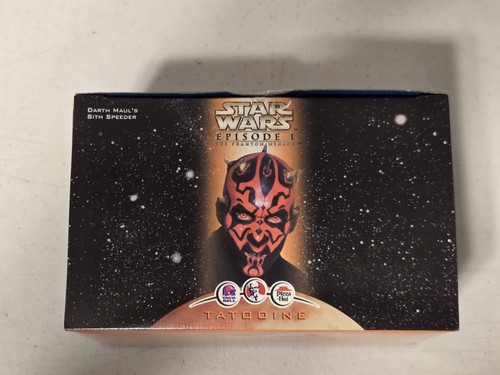 Star Wars Episode 1 DARTH MAUL'S SITH SPEEDER KFC Taco Bell Toy - BOX ...