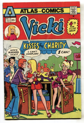 Vicki #4--LOW PRINT RUN--1975--Atlas--Last Issue--Rare--comic book | eBay