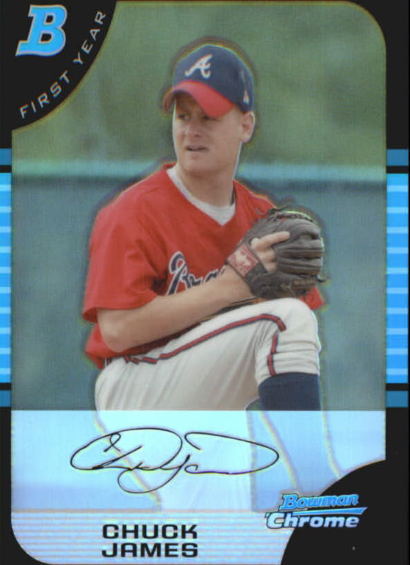 2005 Bowman Chrome First Year Chuck James #298 Rookie | eBay