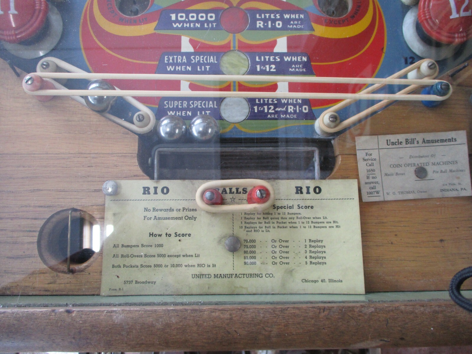 1947 pinball machine | eBay