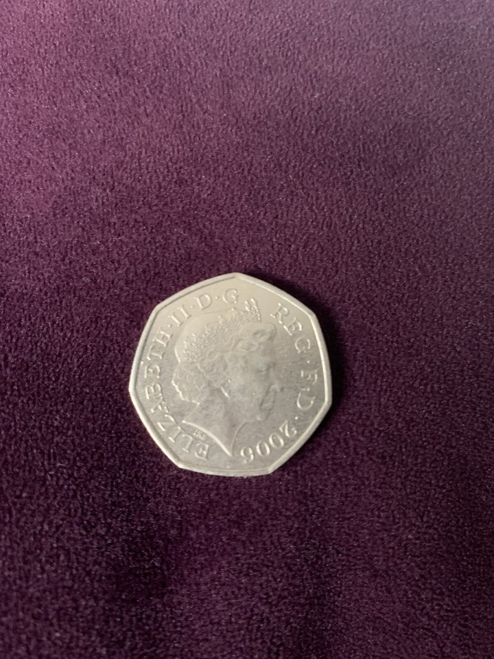 RARE Fifty Pence 50p Commemorative World War 2 ll Coin 2006 wounded ...