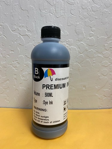 500ml Black refill ink for all HP Canon Lexmark Dell inkjet printers | eBay