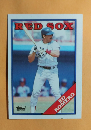 1988 Topps Baseball Card Ed Romero Boston Red Sox #37 | eBay