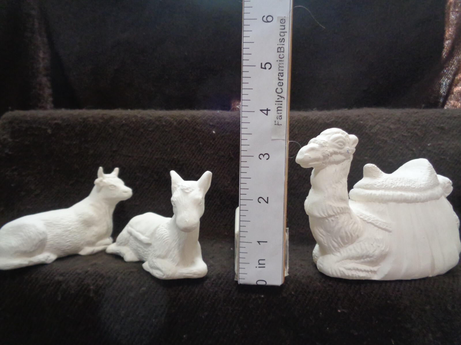 C691-13 Pc Ceramic Bisque Medium Ceramichrome Nativity Set - U Paint | eBay