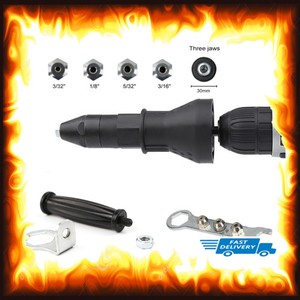 Rivet Gun Attachment Drill Tool Riveting Bosch Dewalt Makita Ryobi ...