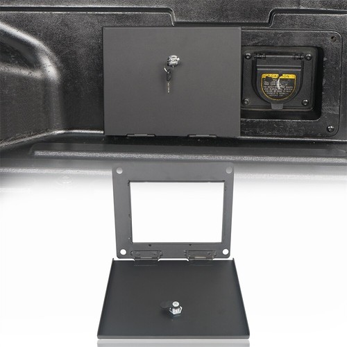 Steel Bed Security Lockbox Cover Lockable Storage for Toyota Tacoma 05 ...