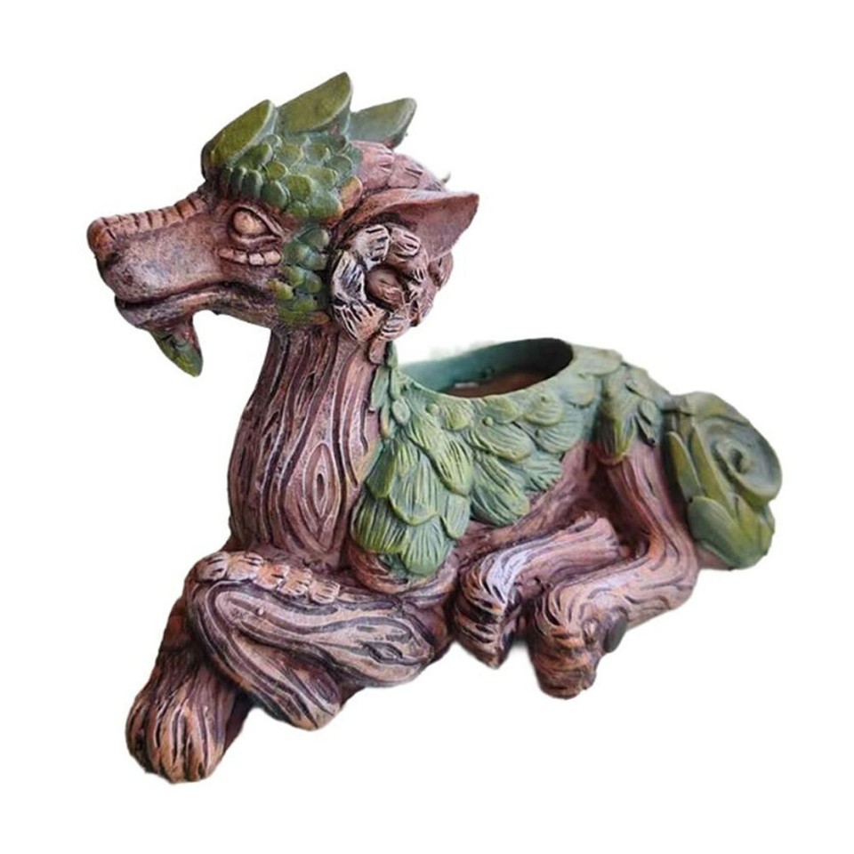 Creative Dragon Tree Planters Unique Succulent Pot Decorative Plant ...