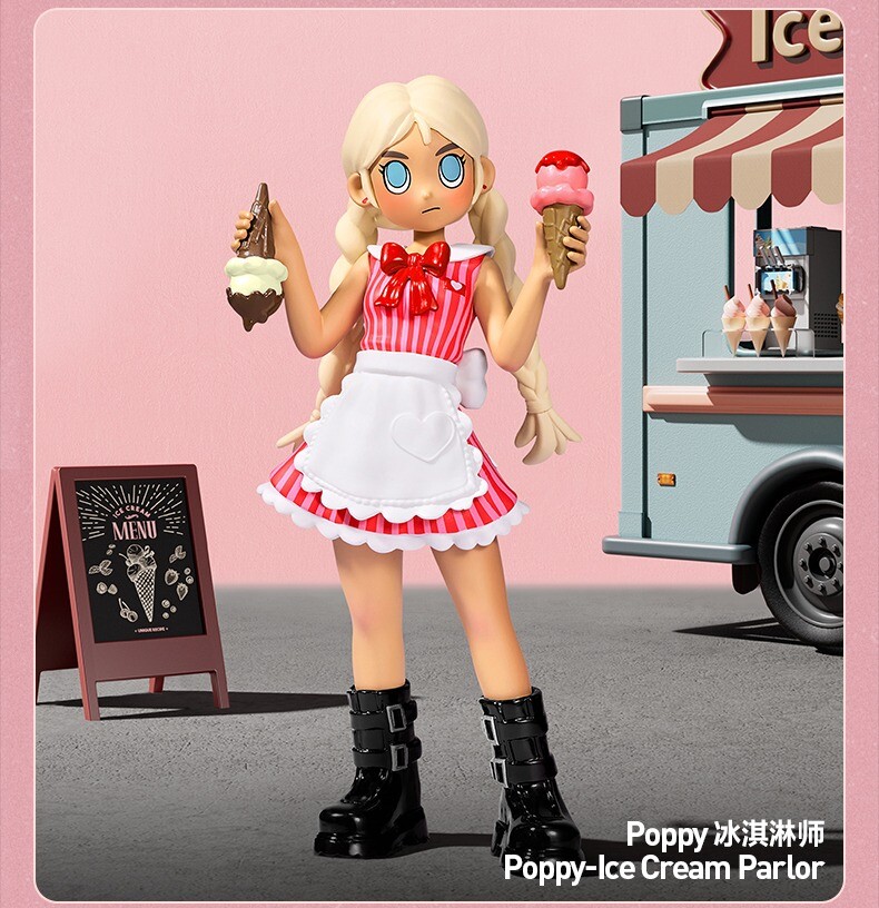 Genuine Peach Riot Rush Hour Series Poppy-Scientist Blind Box Figure ...