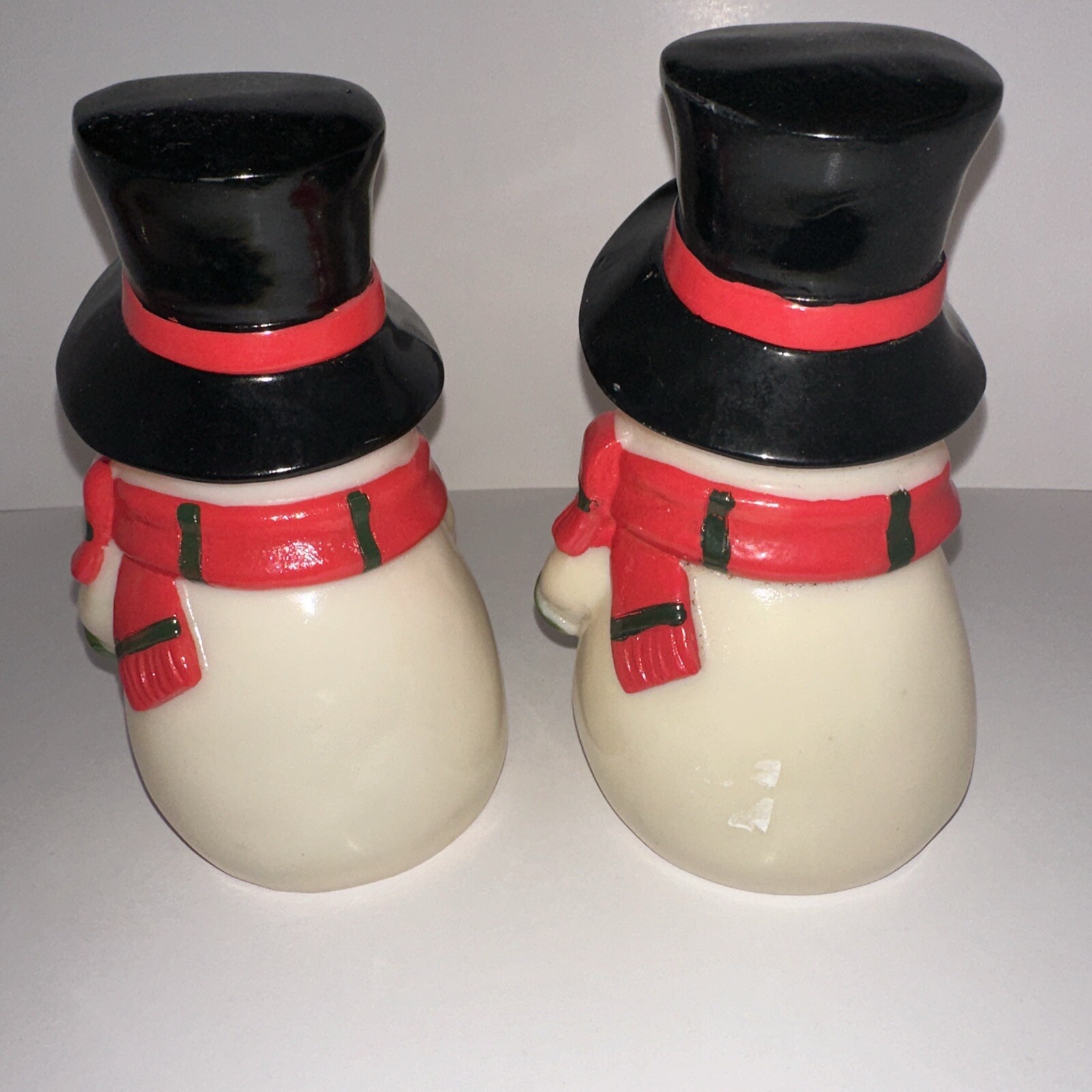 VTG Christmas Friendly Snowman Plastic Roly Poly Bright Shiny Set 2 | eBay
