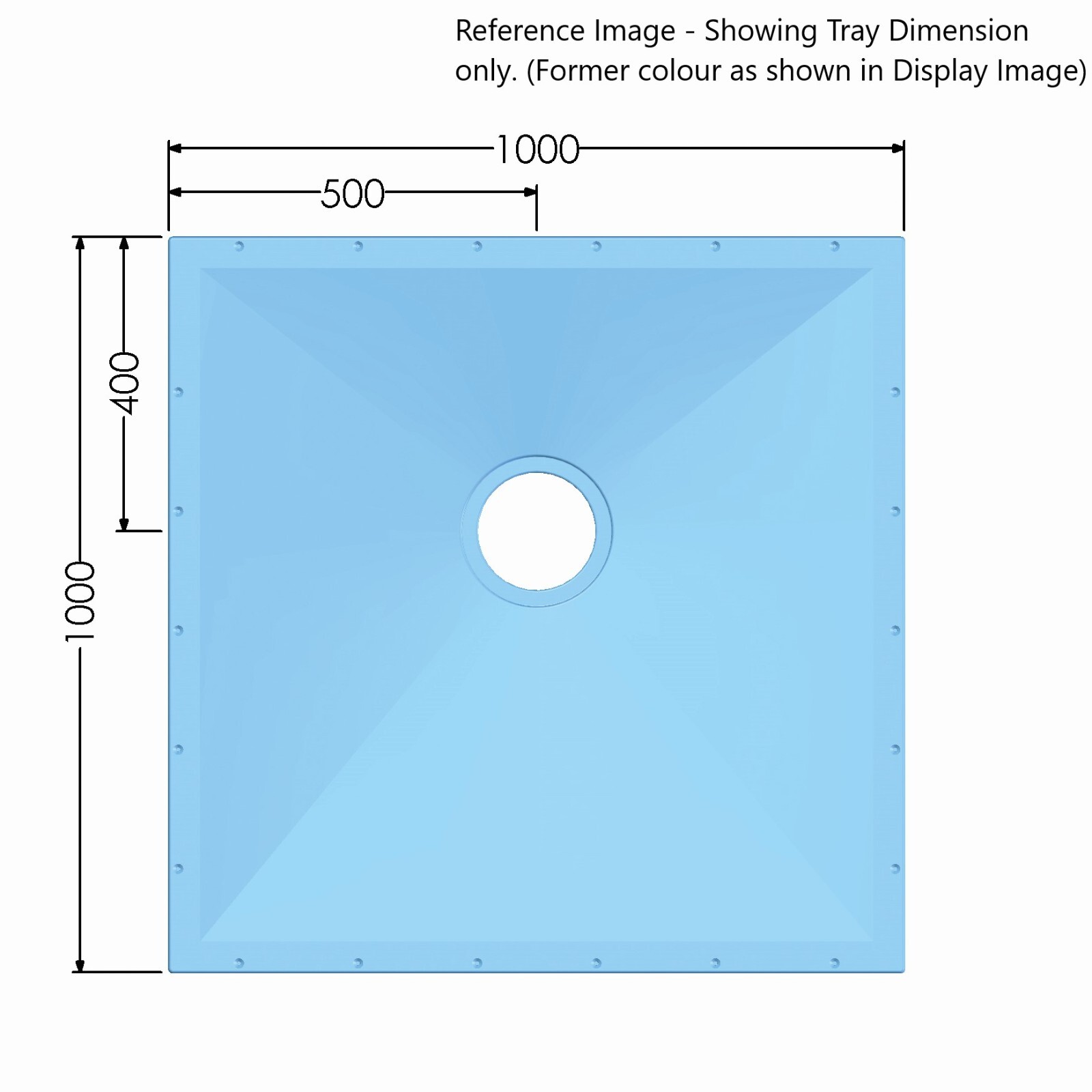 AKW Tuff Form Shower Former Tray, Wet Room Walk In Base, All Size ...