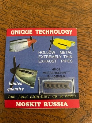 1:48 Moskit metal exhaust for Bf-109 F/G/K #48-02 | eBay