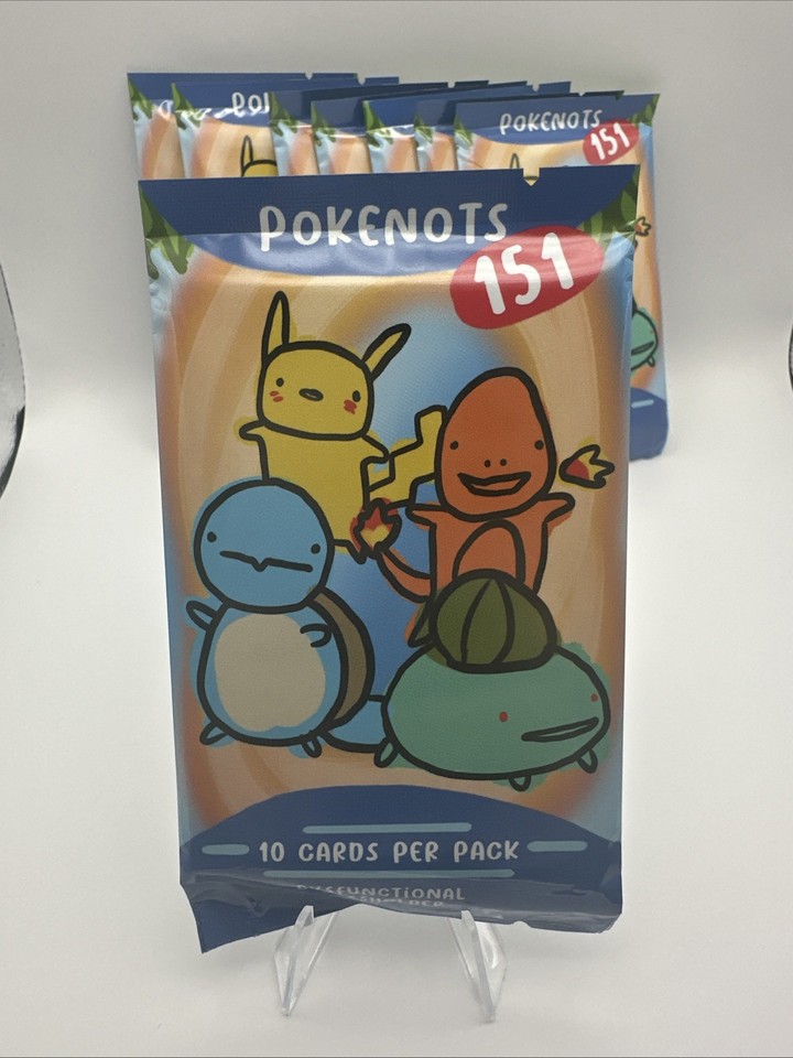 New - Sealed - Pokenots 151 Booster Pack - Dysfunctional Passholder ...