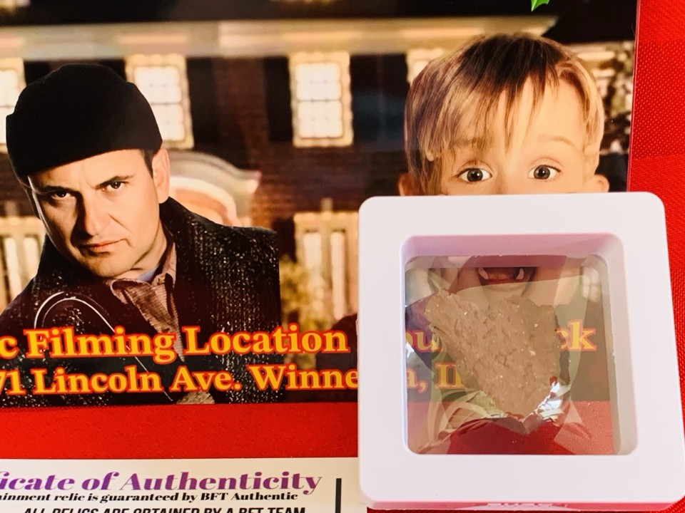 Home Alone McCallister Home Authentic Filming Location Brick Relic | eBay