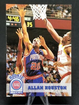 Allan Houston 1994 Skybox RC Detroit Pistons NBA Basketball #332 Sports ...