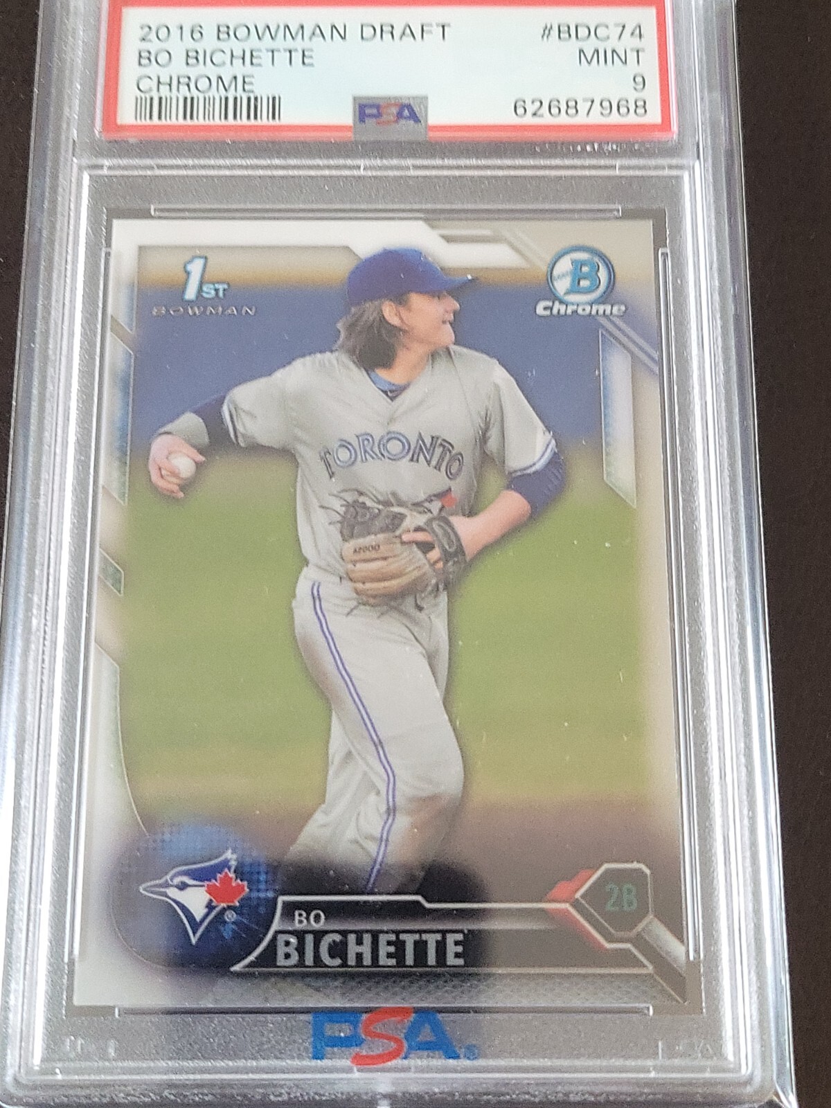 2016 Bowman Chrome Draft Bo Bichette Prospect #BDC74 PSA 9 MINT | eBay