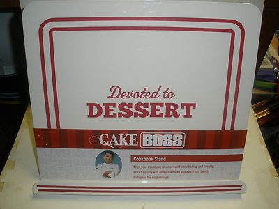 Cake Boss Baking Cookbook Stand "Devoted To Dessert" NIP | eBay