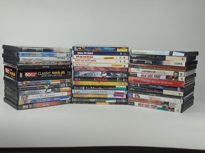 Lot 20+ Musical DVDs Movie Theatre Musicals Broadway Performance Cirque ...