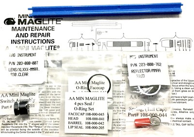AA MINI MAGLITE 9 Piece Rejuvenation Kit | eBay