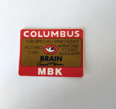 STICKER CADRE ORIGINAL COLUMBUS BRAIN MBK *NOS* | eBay