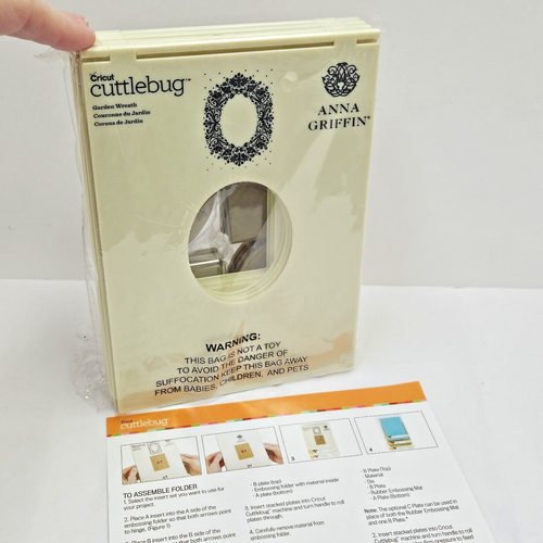 Cricut Cuttlebug Anna Griffin Embossing Frame Folders & Sentiments Dies ...