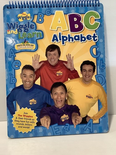The Wiggles Wiggle and Learn ABC Alphabet Write On Wipe Off Workbook ...