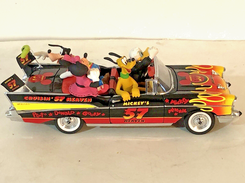 Danbury Mint 1957 Chevrolet Bel Air Convertible - Disney Mickey Mouse ...