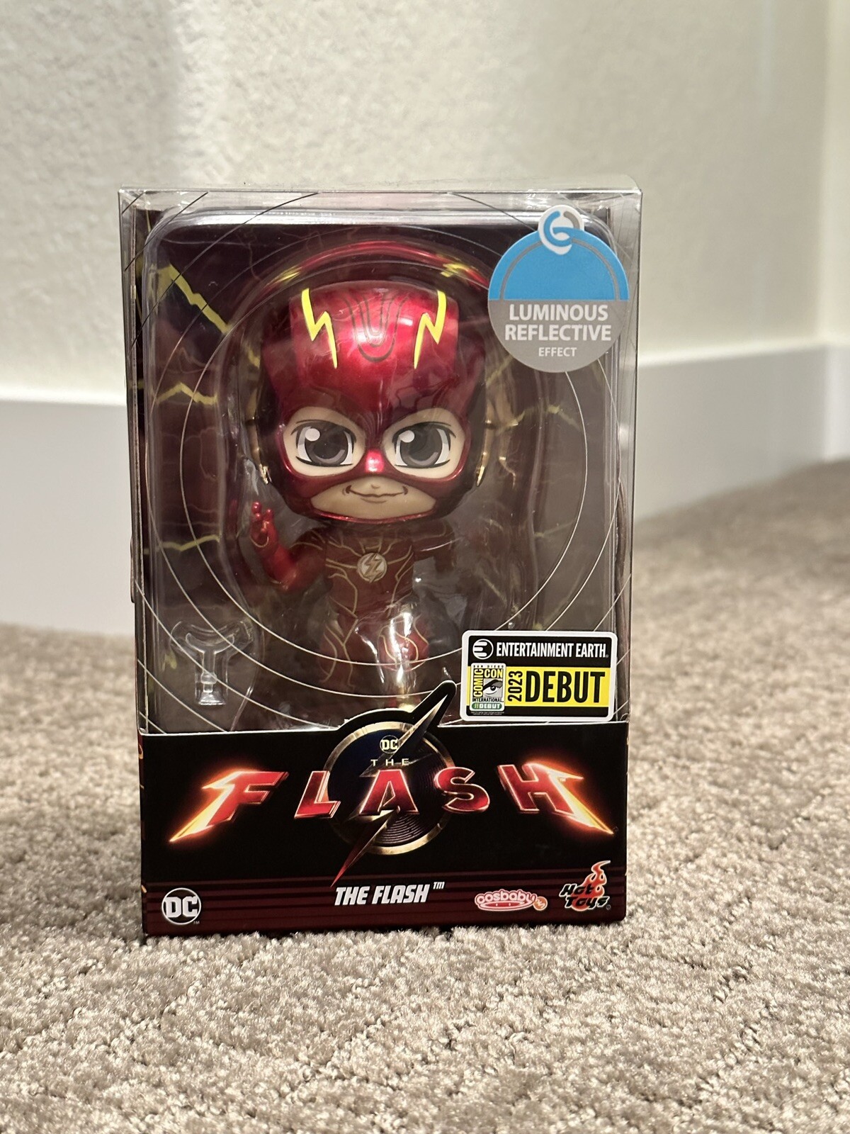 2023 SDCC The Flash Movie Flash Cosbaby Figure EE Convention Exclusive ...