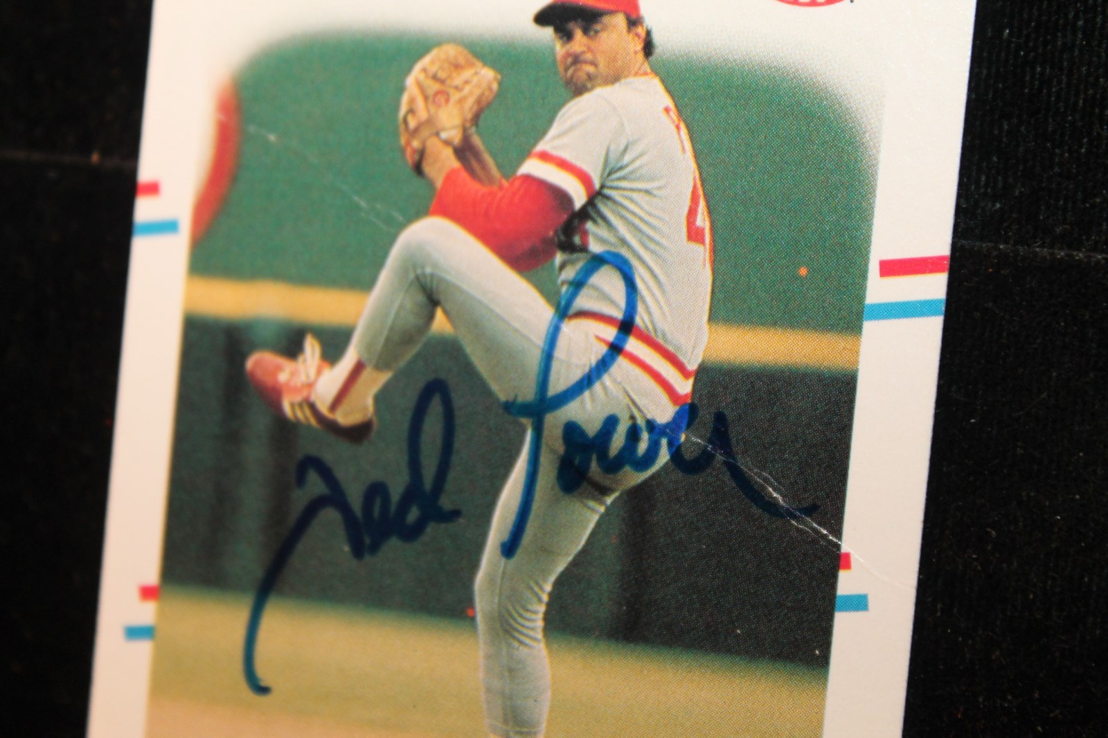 Ted Power Cincinnati Reds Baseball Signed Card Autographed Auto | eBay