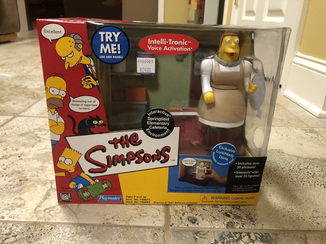 The Simpsons Lunch Lady Doris Voice Activation Intellitronic for sale ...
