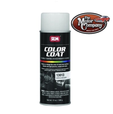 SEM Color Coat Satin Gloss Clear 12 oz Aerosol 13013 | eBay