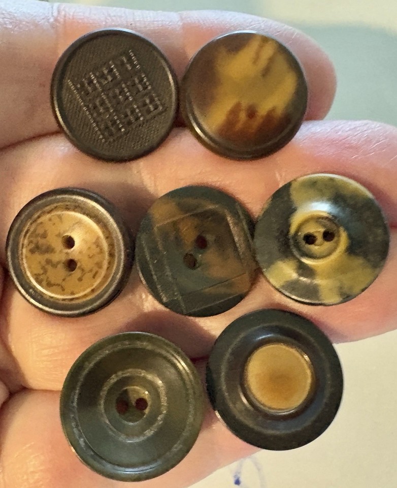 Group VINTAGE VEGETABLE IVORY Tagua NUT BUTTONS - Sewing E309 | eBay