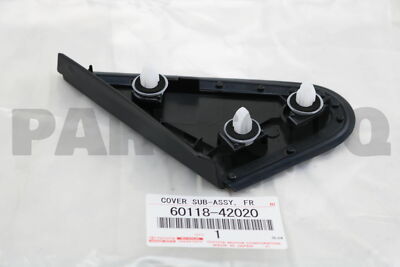 6011842020 Genuine Toyota COVER SUB-ASSY, FRONT PILLAR, UPR LH 60118 ...