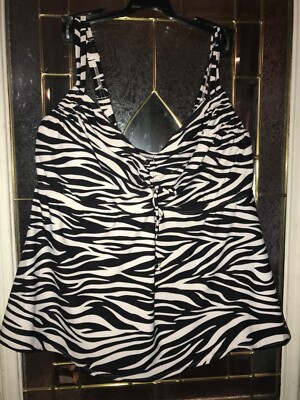 NWTS Pure Paradise Plus Size TankinI Top sz 18W 40DD | eBay