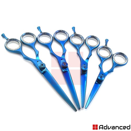 BLUE Professional Barber Salon Hair Cutting Scissors Shears Hair Salon ...
