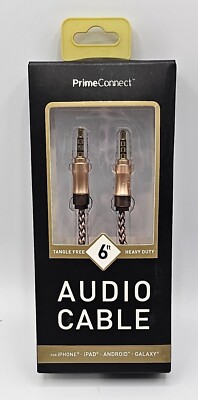 NEW Prime Connect 6 ft 3.5 mm Audio Cable - Heavy Duty & Tangle Free | eBay