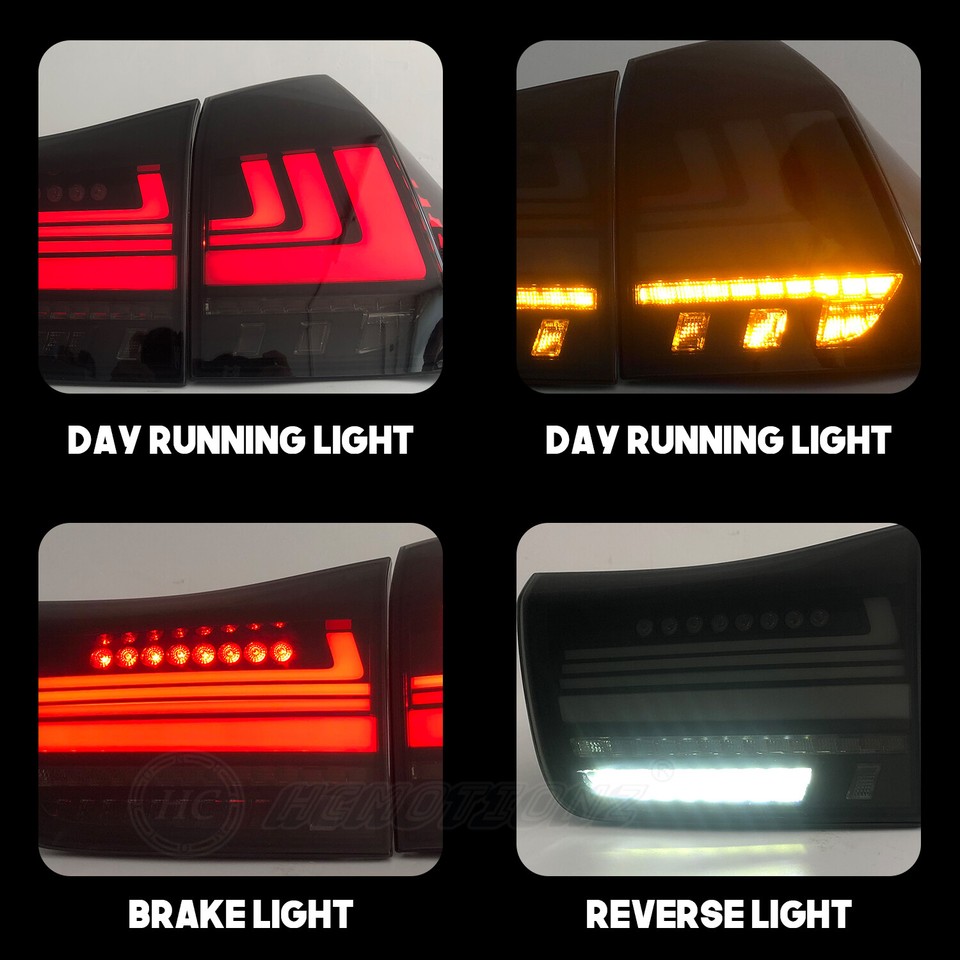 LED Tail Lights For Lexus RX 330 350 400h 2003-2009 Rear Lamp Start UP ...